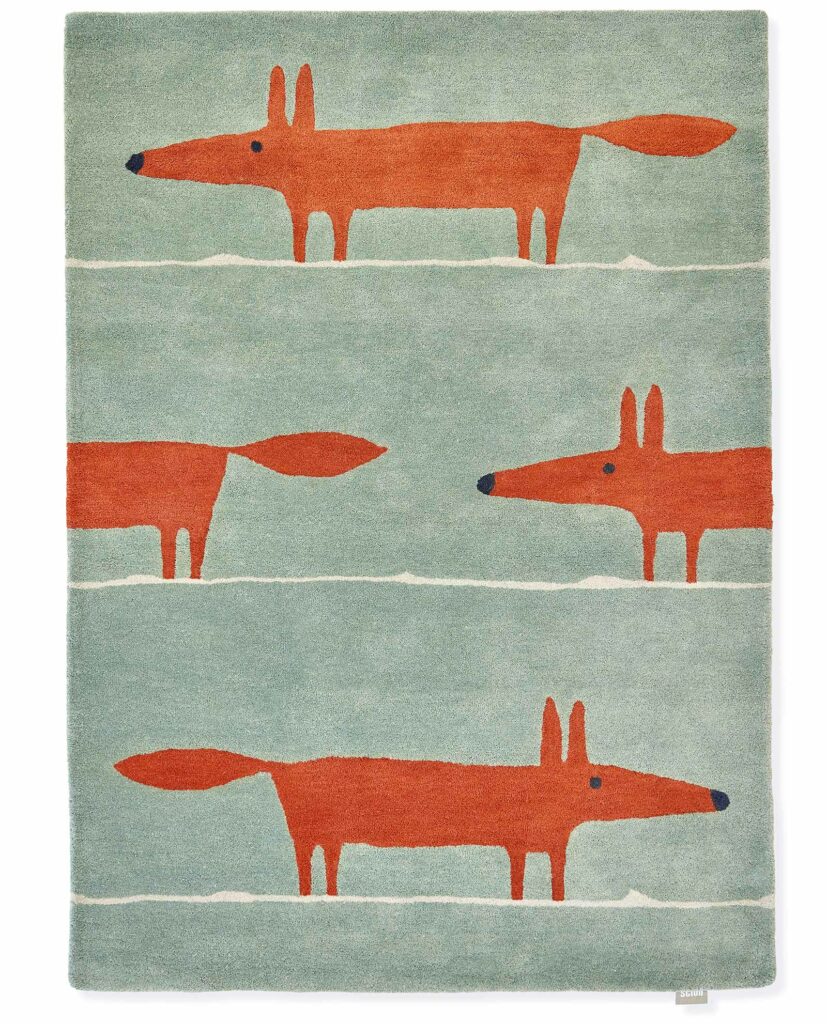 Scion preproga, Mr Fox Mint Poppy 25313 ⋆ Carpetstore LX Slovenija